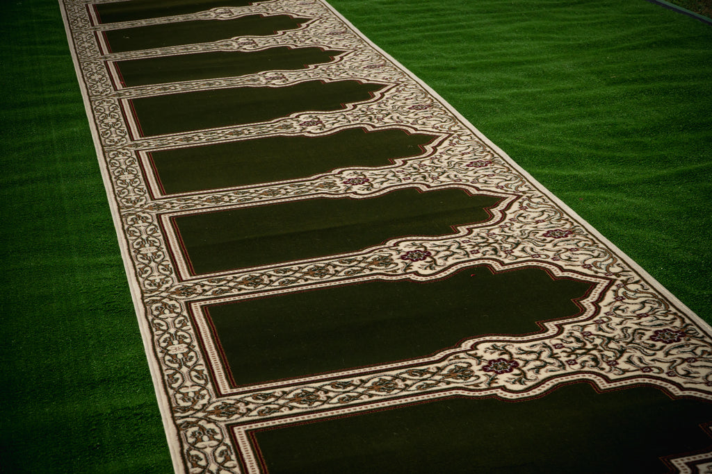 Majestic Green Prayer Mat – Shamo Jee
